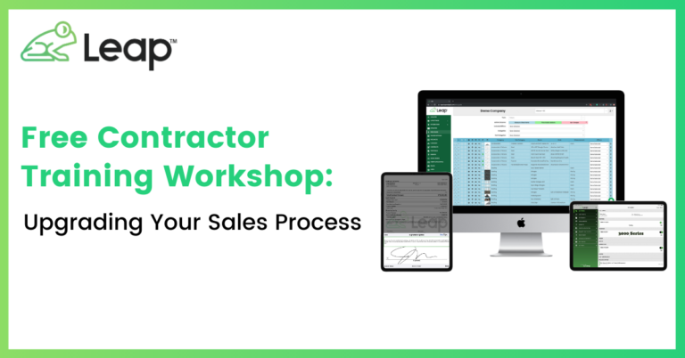 Contractor Sales Training Workshop - Leap