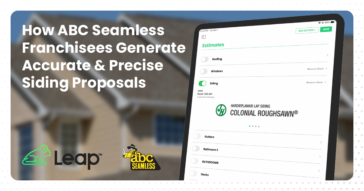 How ABC Seamless Generates Accurate Proposals with Leap