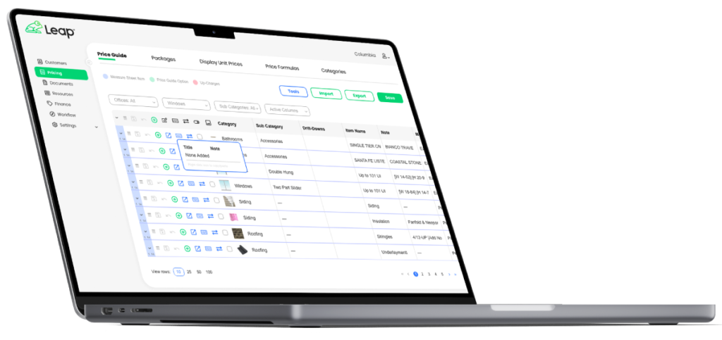 SalesPro - Leap - The Complete Platform for Professional Contractors