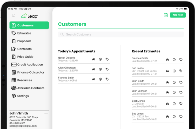 SalesPro - Leap - The Complete Platform for Professional Contractors