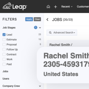 Advantages of Contractor Lead Tracking Software - Leap