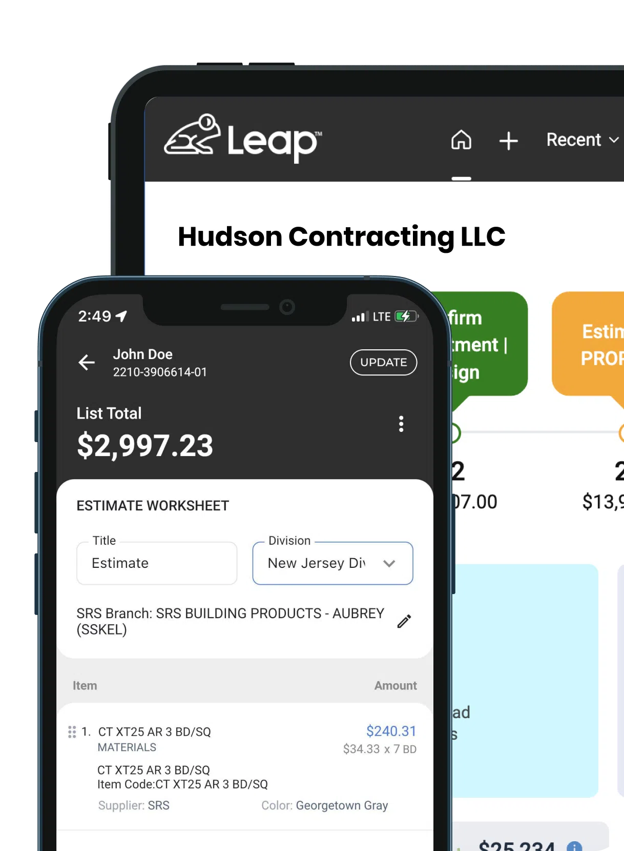 Residential General Contractor Software - Leap