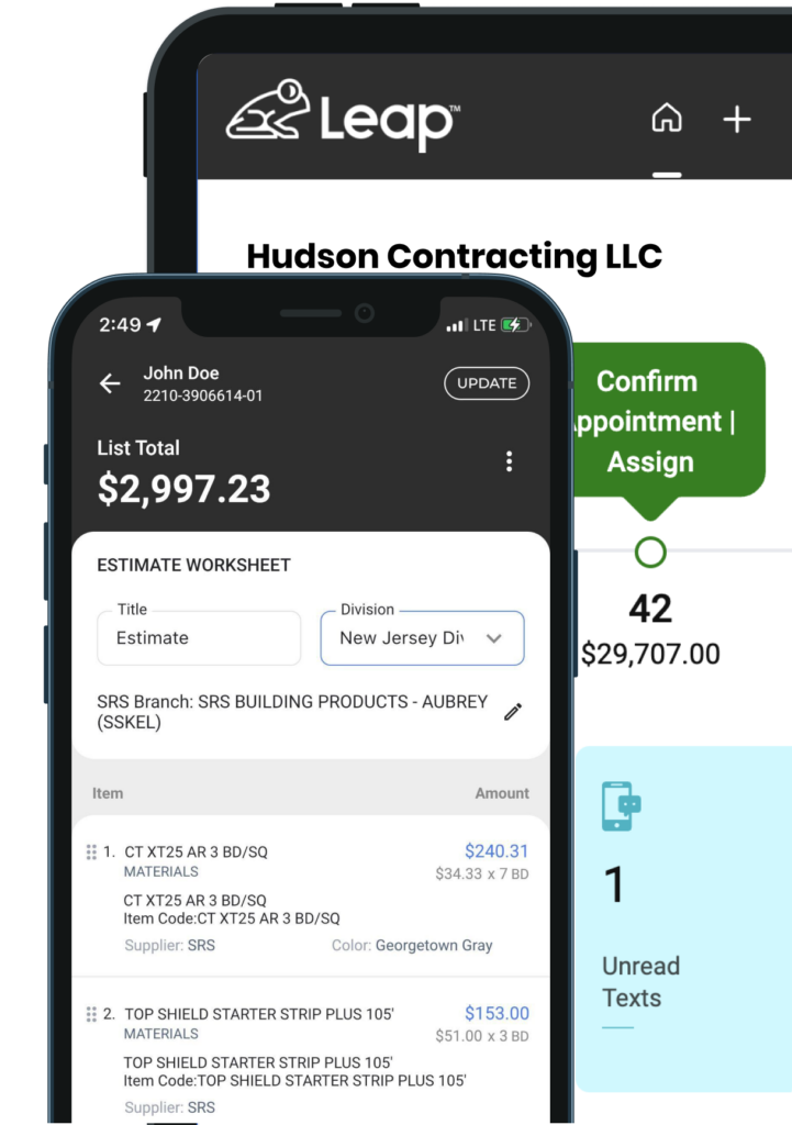 Remodeling Contractor Software - Leap