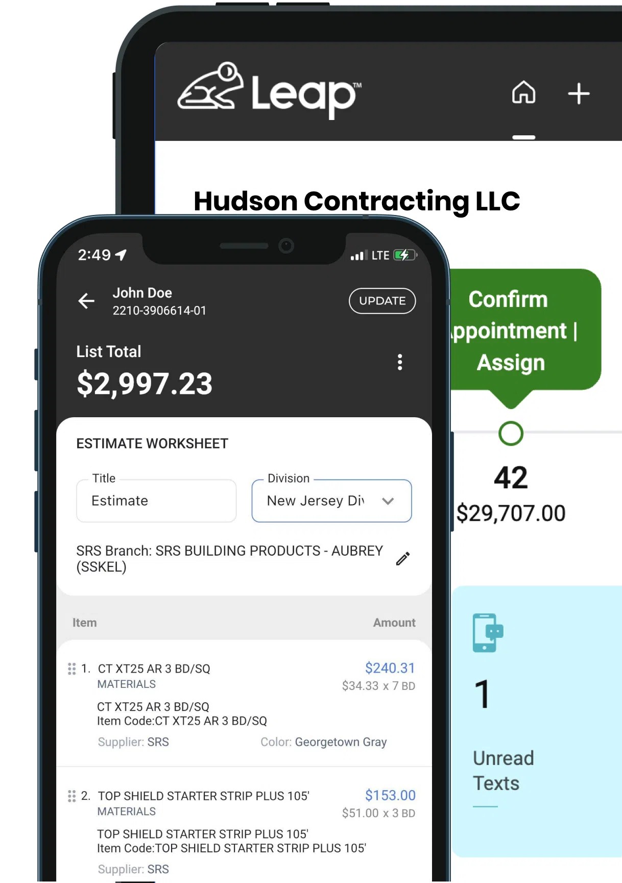 Remodeling Contractor Software - Leap